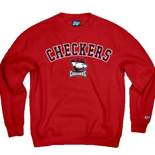 Red Checkers Crewneck – Charlotte Checkers