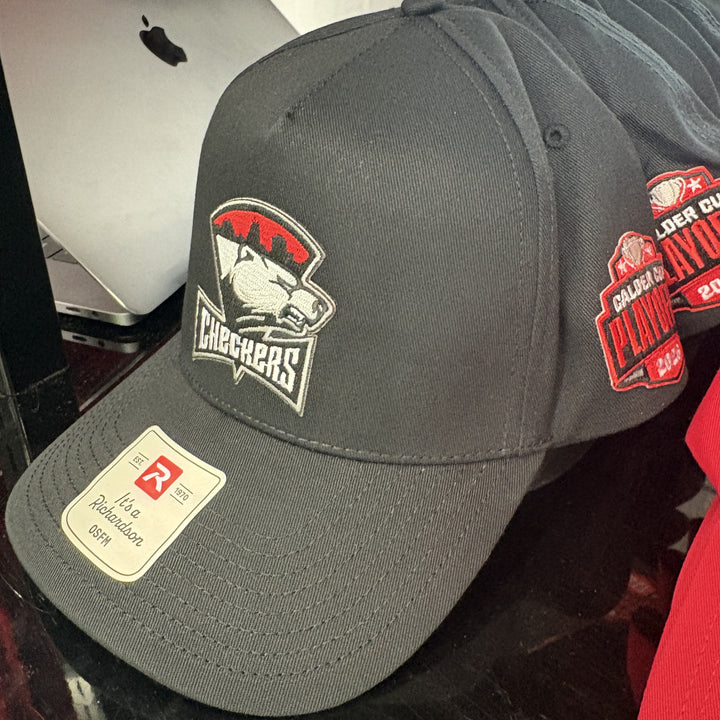 Checkers 2026 Black Playoff Hat – Charlotte Checkers