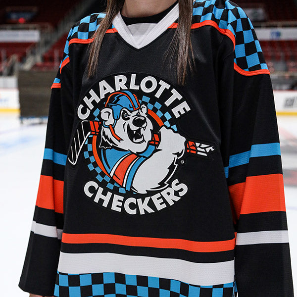 Charlotte Checkers Retro 90s Jersey