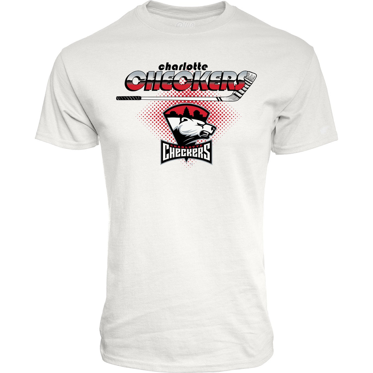 Checkers Hockey Stick Tee – Charlotte Checkers