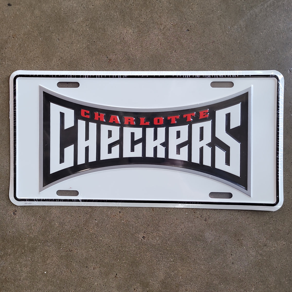 License Plate – Charlotte Checkers